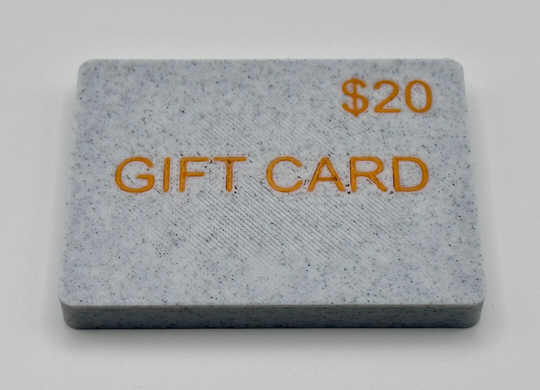 Custom 3D Printed Gift Card Holder for Cash Personalized Money Gifting ...