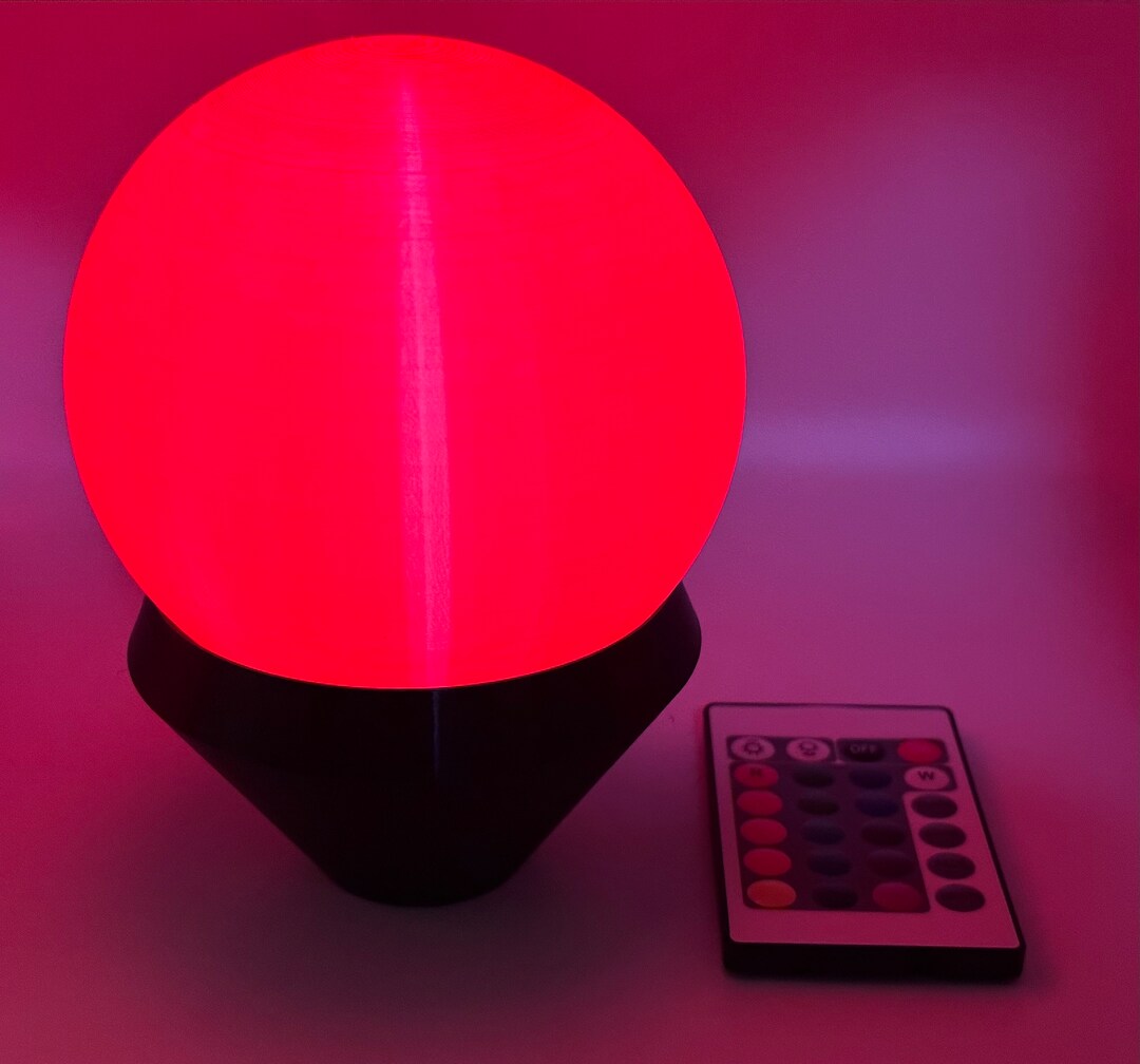 Wizard Orb or Crystal Cosplay Prop With LED Light and Light Base and ...