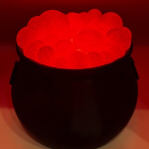 LED Cauldron With Remote - Color-changing Halloween Decor, Witch’s ...