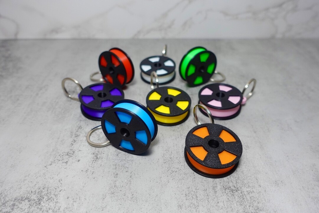 Filament Spool Keychain - Etsy