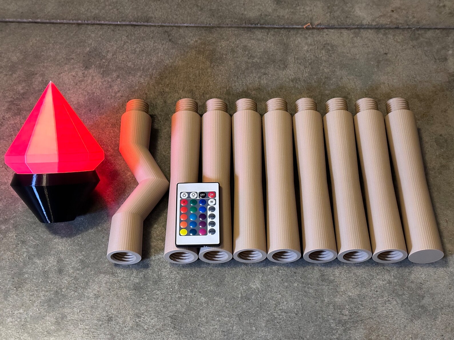 6-foot Tall Wizard Orb Cosplay Staff With LED Lights and Remote ...