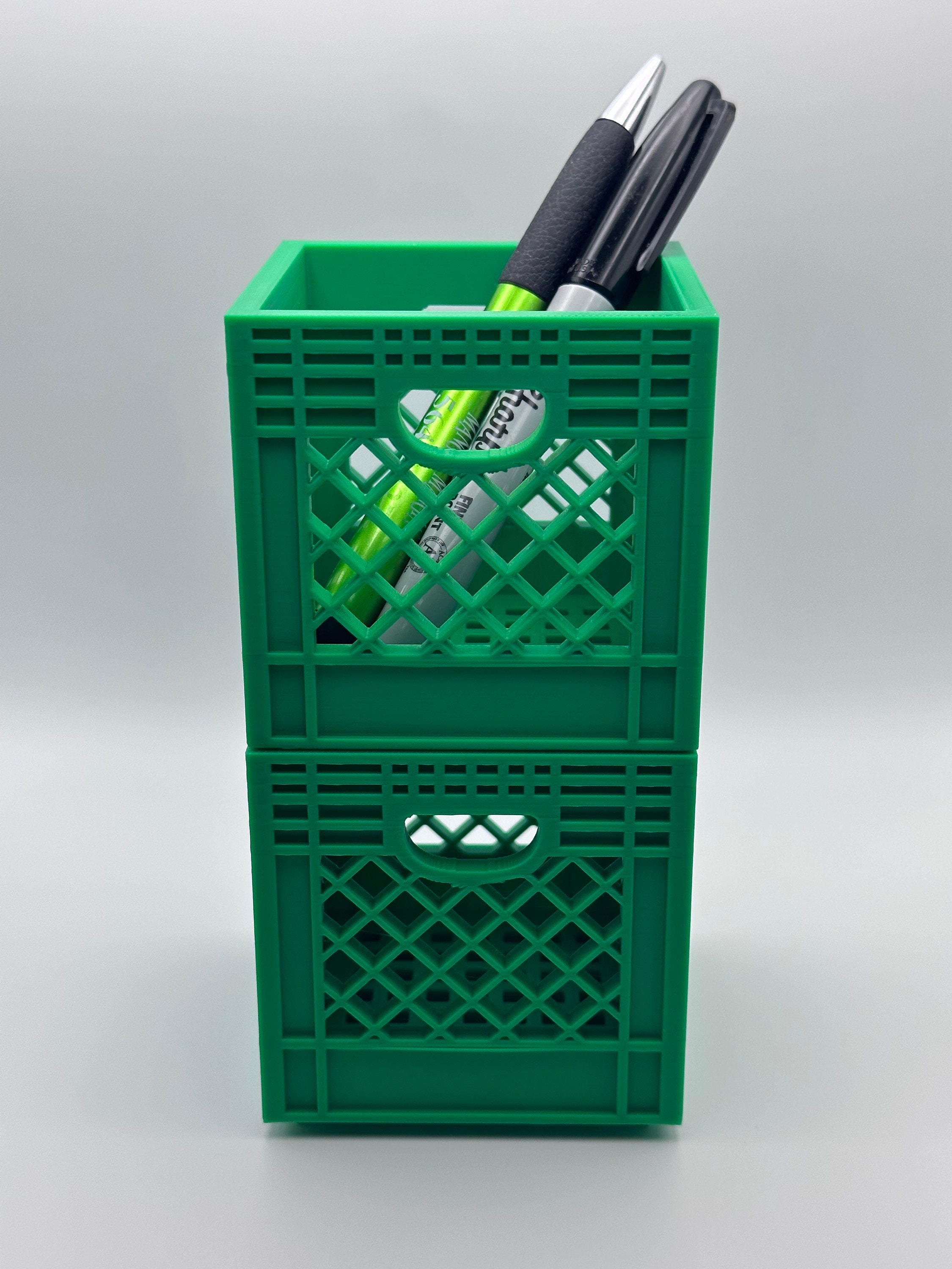 Stackable Milk Crate Mini Stylish Desktop Storage - Etsy