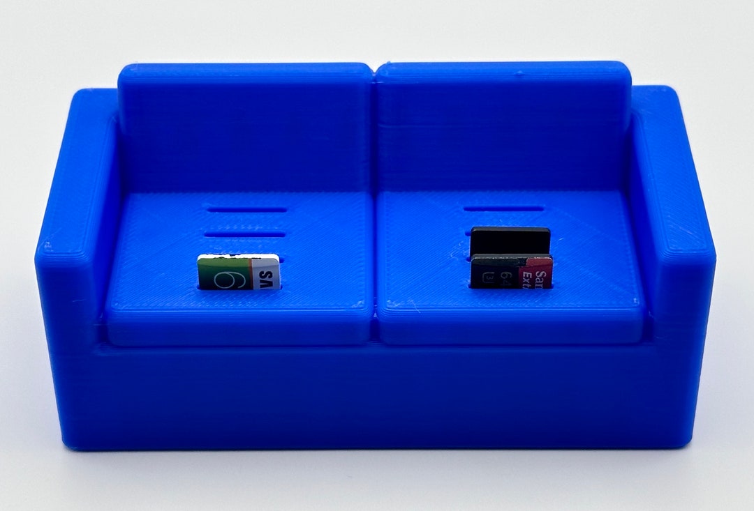 Mini 3D Printed Couch With 8 Micro SD Card Slots - Functional and ...