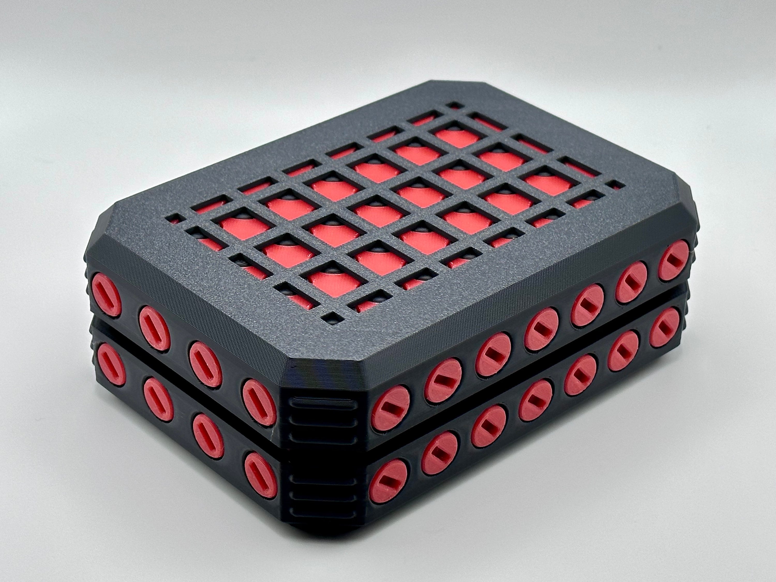 3D Printed Annoying Card Box 134 Screws of Frustration - Etsy