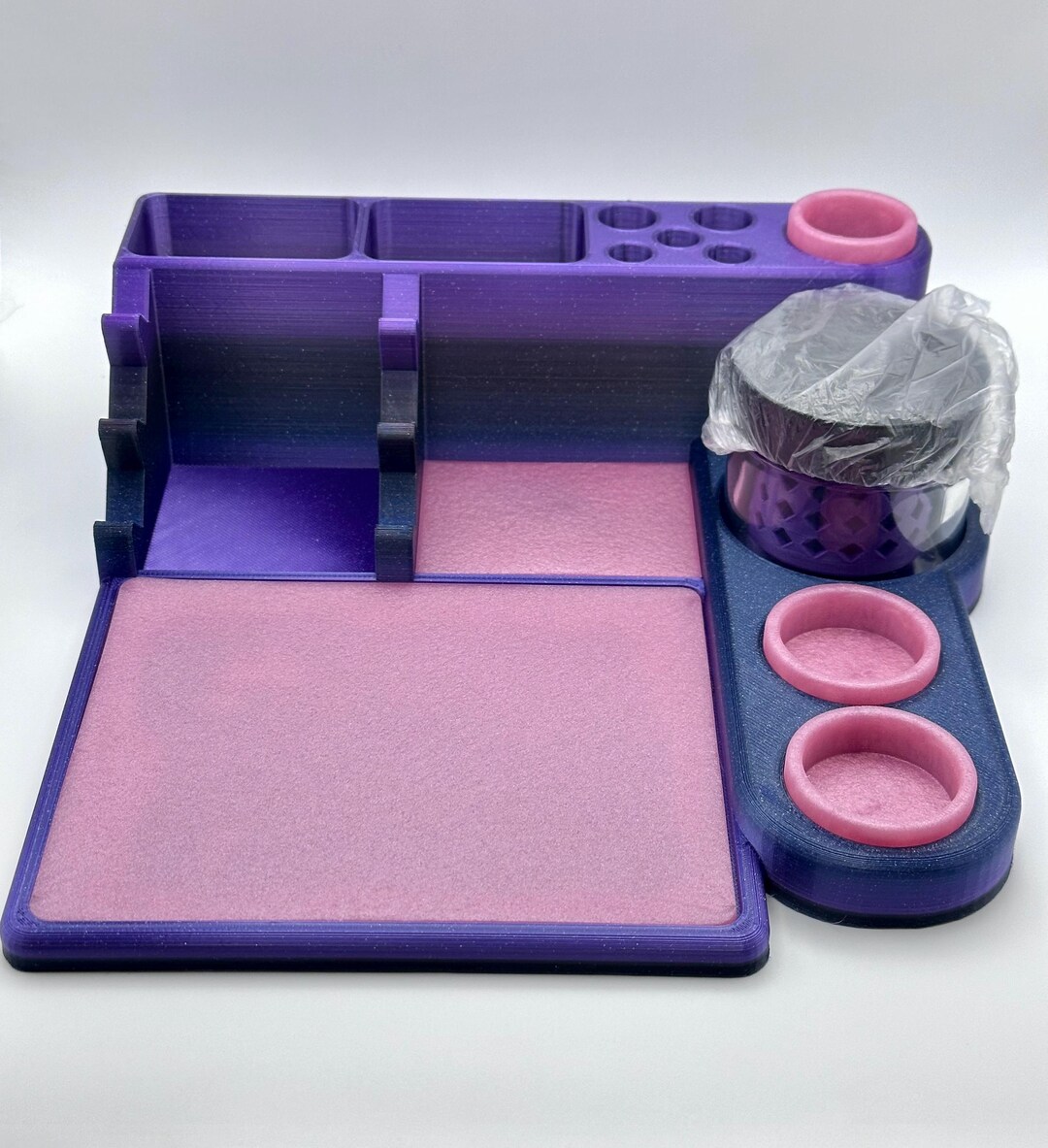 Purple/black Sparkly Model X2 Station-dab Tools and Silicone Mats ...