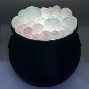 LED Cauldron With Remote - Color-changing Halloween Decor, Witch’s ...