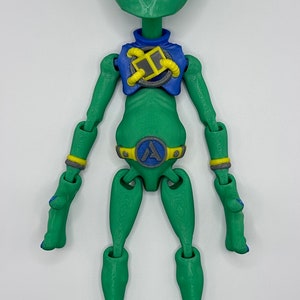 Anycubic Alien 3D Printed Flexi Factory Multi Color - Etsy