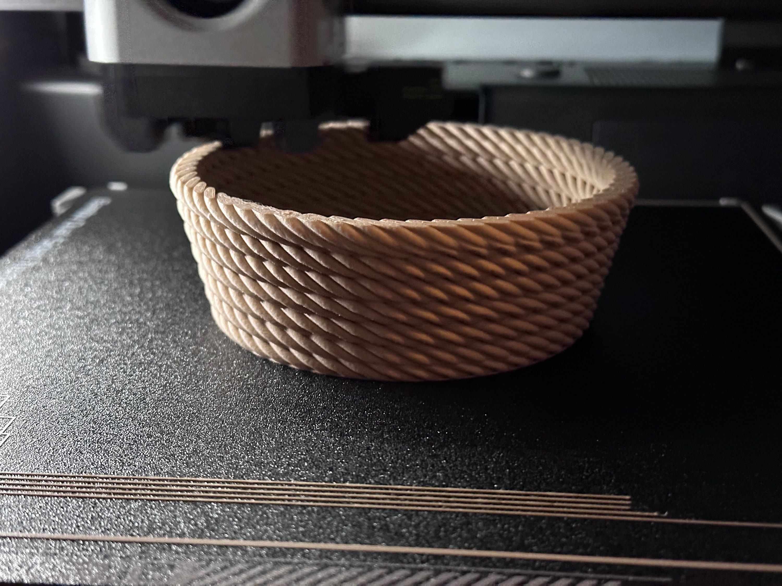 Modern 3D Printed Rope Bowl Decorative and Functional Home Accent - Etsy