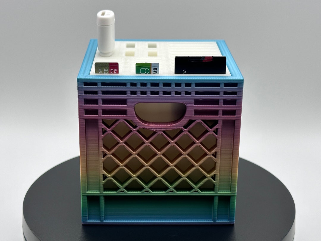 Compact Mini Crate With Insert for Micro SD Cards, SD Cards, and USB ...