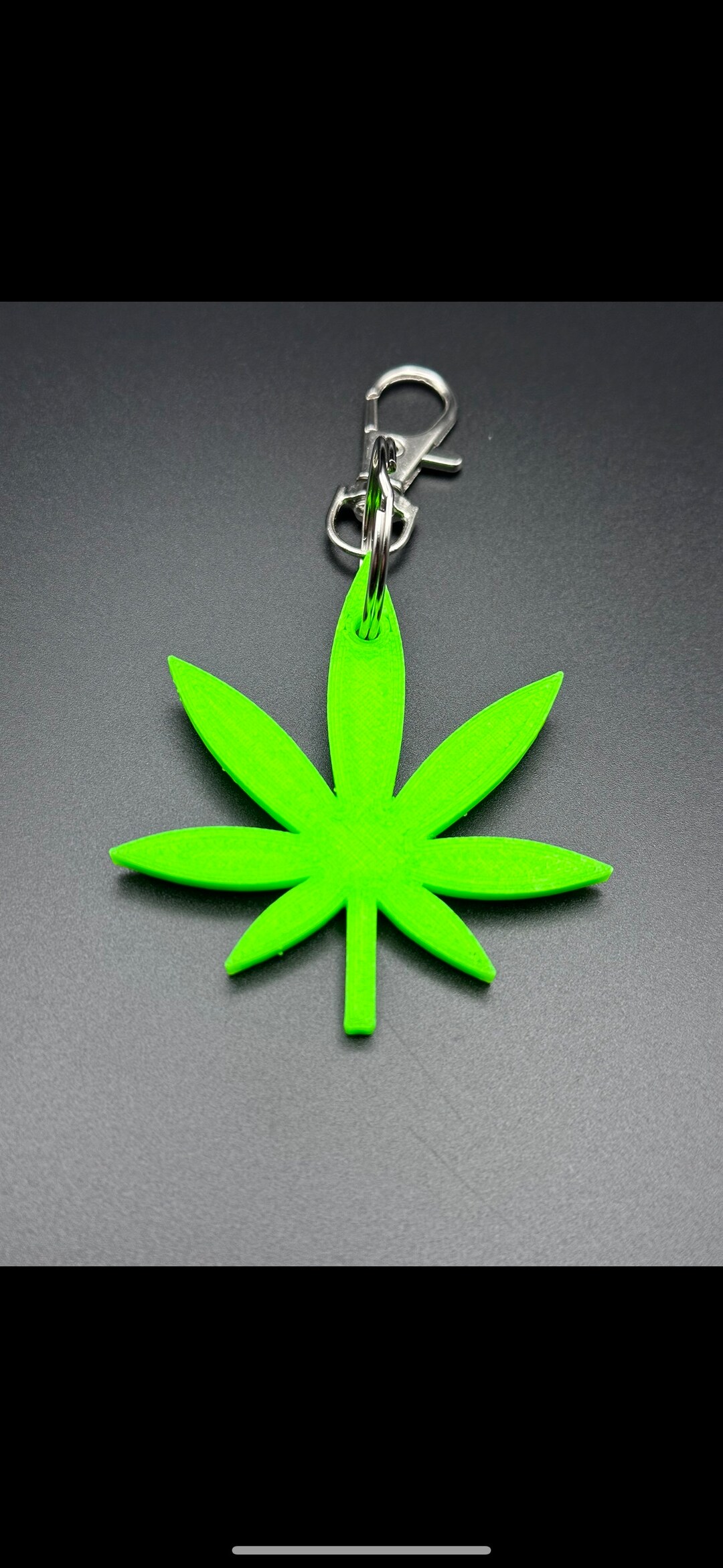3D Printed Leaf Keychain | Nature-inspired Keyring | Eco-friendly ...