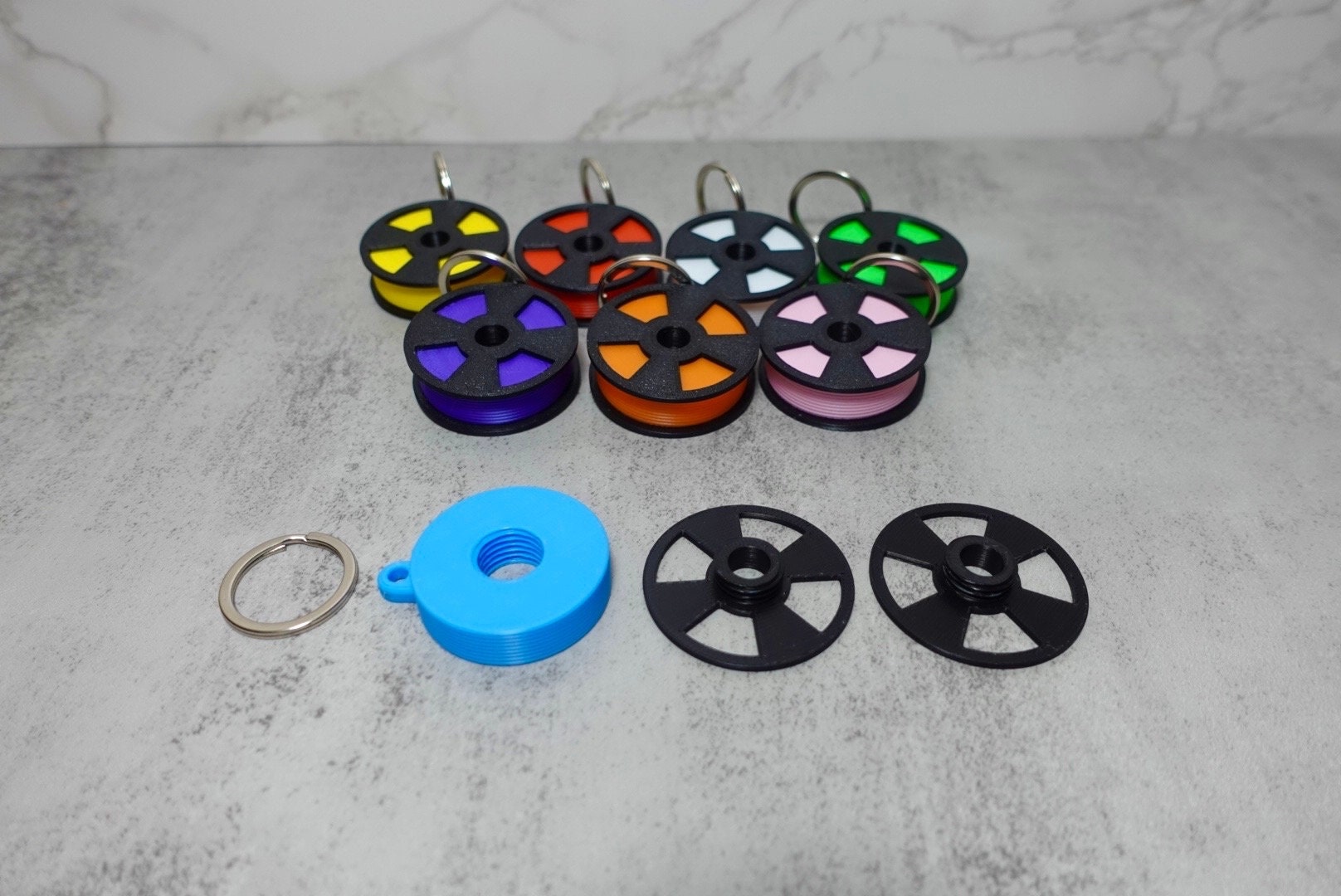 Filament Spool Keychain - Etsy