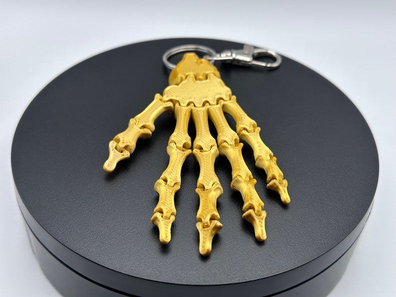Flexi Factory Skeleton Hand Keychain - Etsy