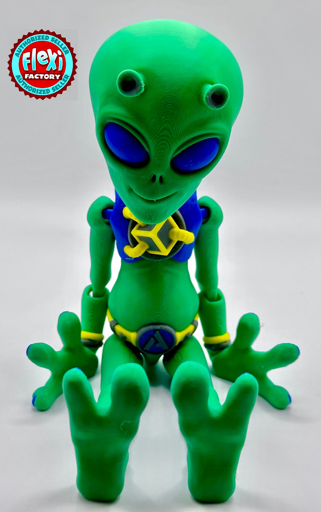 Anycubic Alien 3D Printed Flexi Factory Multi Color - Etsy