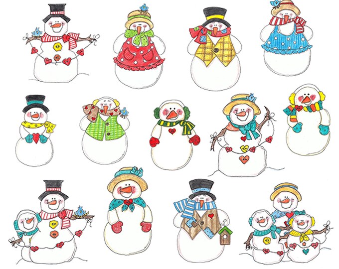 Snowman Die Cut Snowman Cut Out Christmas Card Front - Etsy