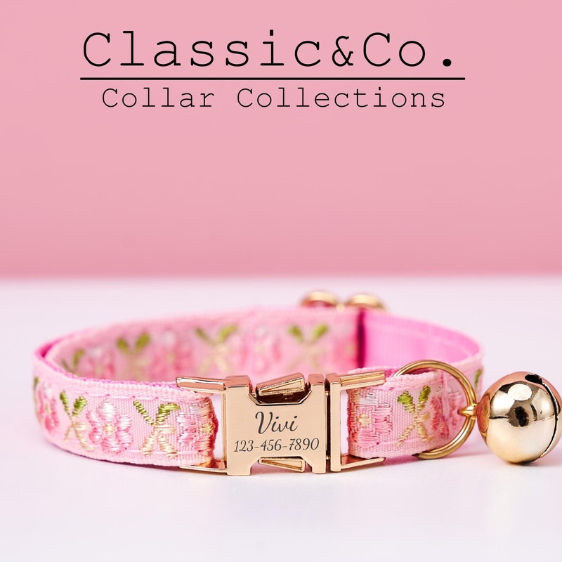 Kitten Collars Floral - Etsy