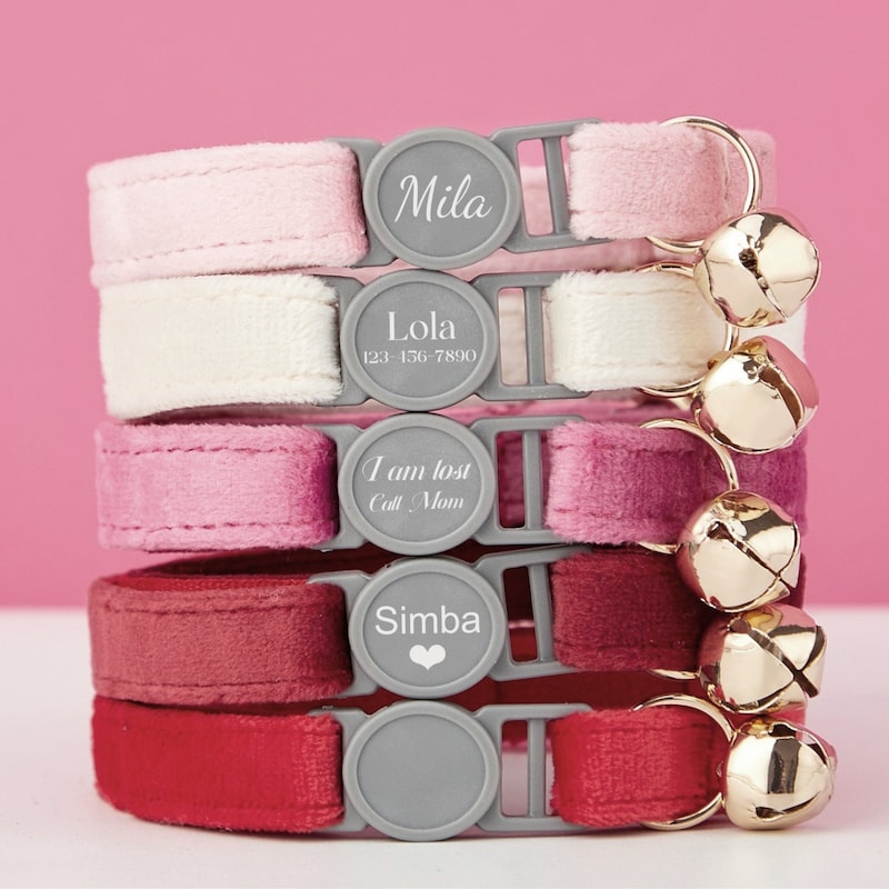 Cat Collar With Bow Girly - Etsy UK