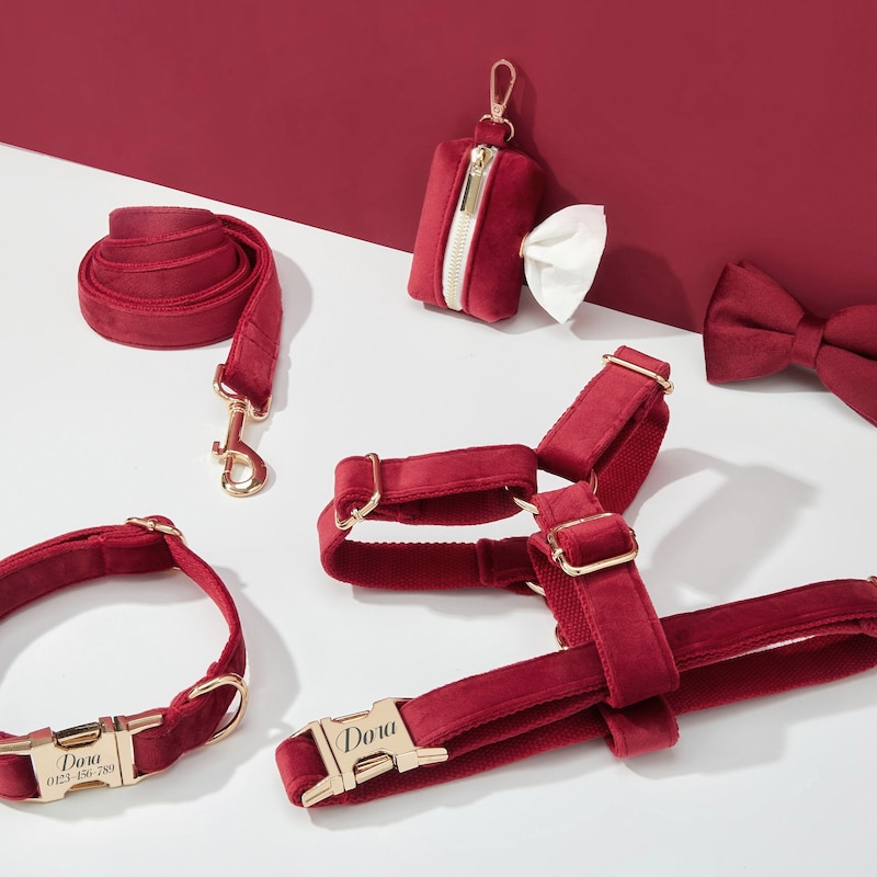 Puppy Harness Burgundy - Etsy