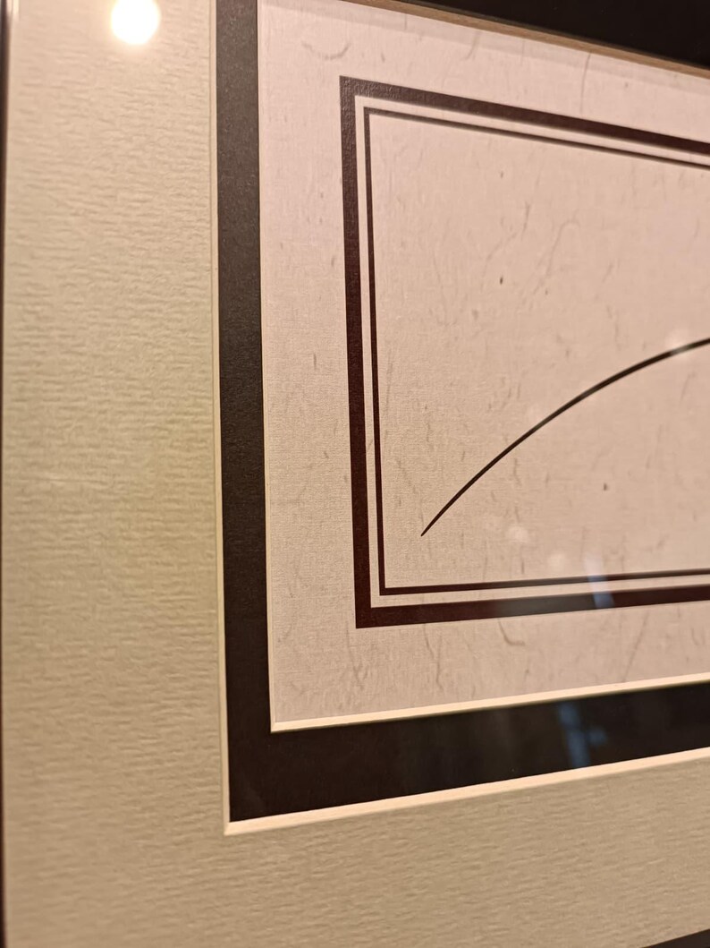 Minimalist "hich" Calligraphy Art: Framed Sufi Zen Decor - Etsy UK