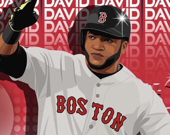 David Ortiz Poster - Etsy