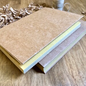Kraft Brown Paper Notebook, Journal, Scrapbook Display, Sketch Book ...