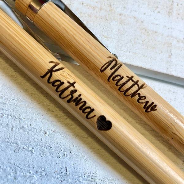 Engraved Bamboo - Etsy