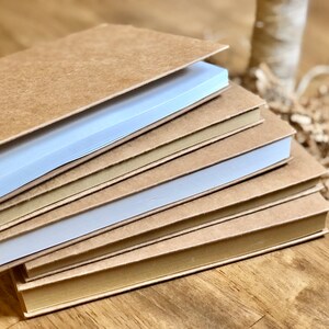 Kraft Brown Paper Notebook, Journal, Scrapbook Display, Sketch Book ...