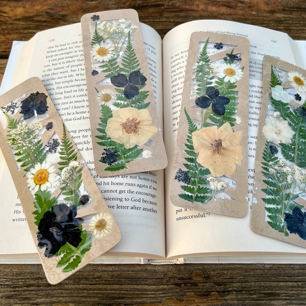 Flower Bookmark - Etsy