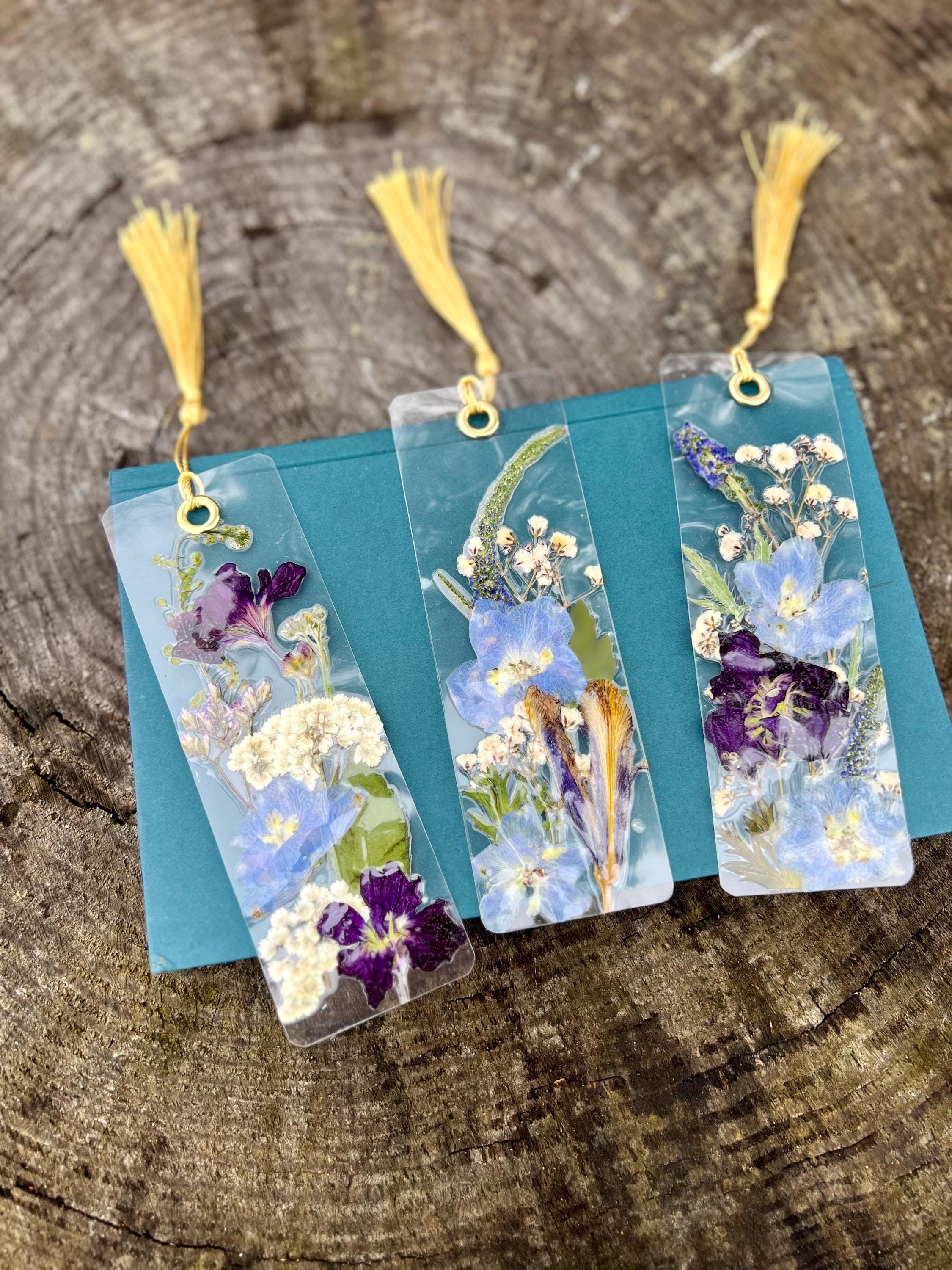 Custom Pressed Flower Bookmark, Personalized Keepsake - Etsy