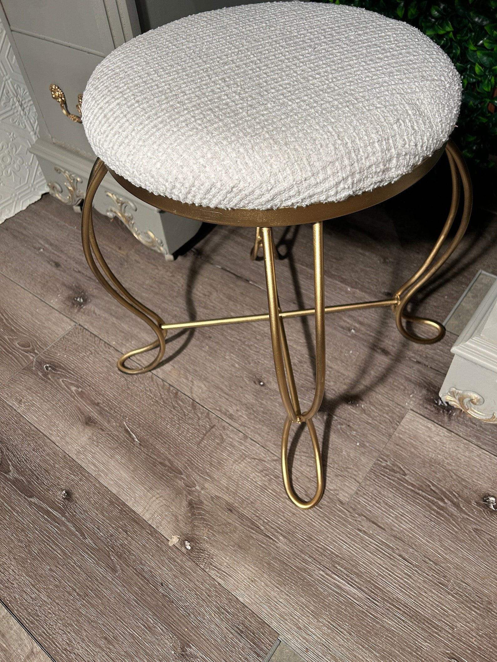 SOLD!** Please Do NOT Purchase. Vintage Vanity Stool / Writing Desk ...