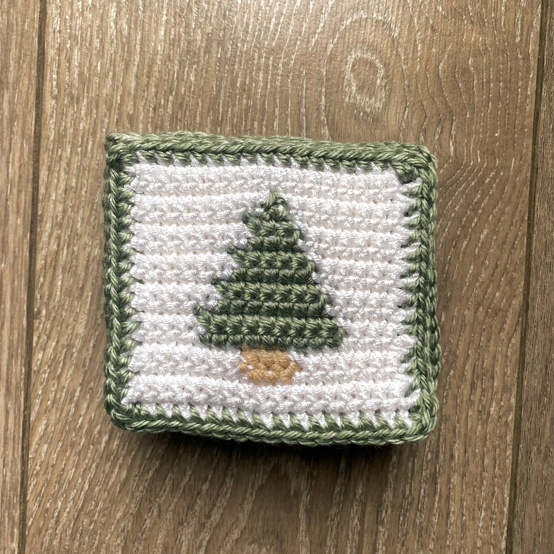 Christmas Coaster Crochet PATTERN - Etsy