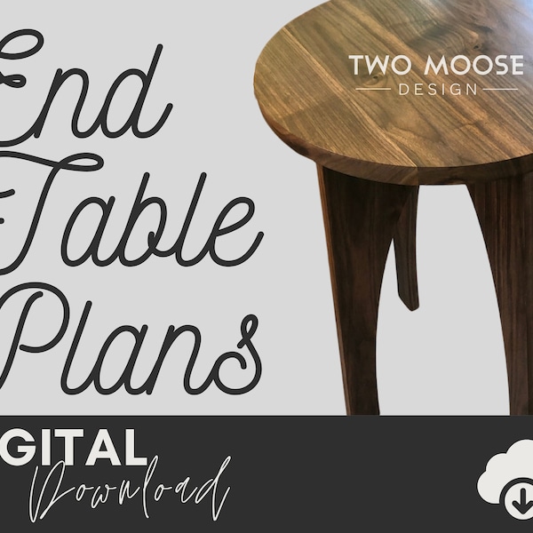 Flat Pack End Table - Etsy