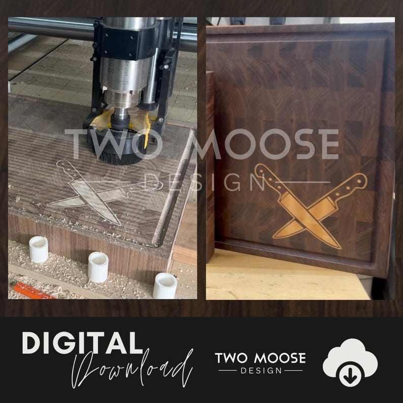 Intro to Inlays - CNC Inlay Course on End Grain Cutting Boards - Etsy