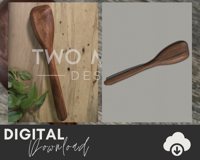 3D Spoonchula STL Files - CNC | Spoon File Project - .crv File - Etsy
