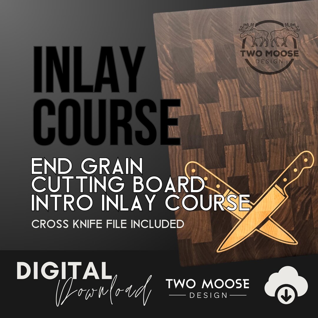 Intro to Inlays - CNC Inlay Course on End Grain Cutting Boards - Etsy