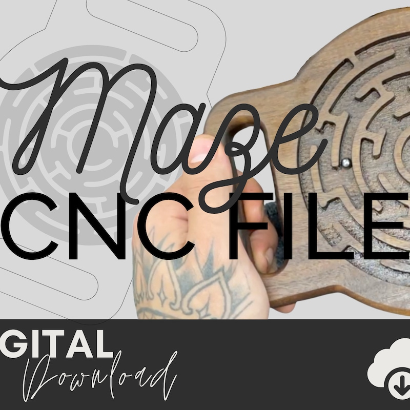 Cnc Maze File - Etsy