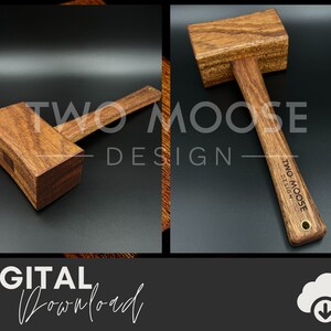 Mallet SVG File: "the Groovy" CNC Mallet Plans (digital Download) - Etsy