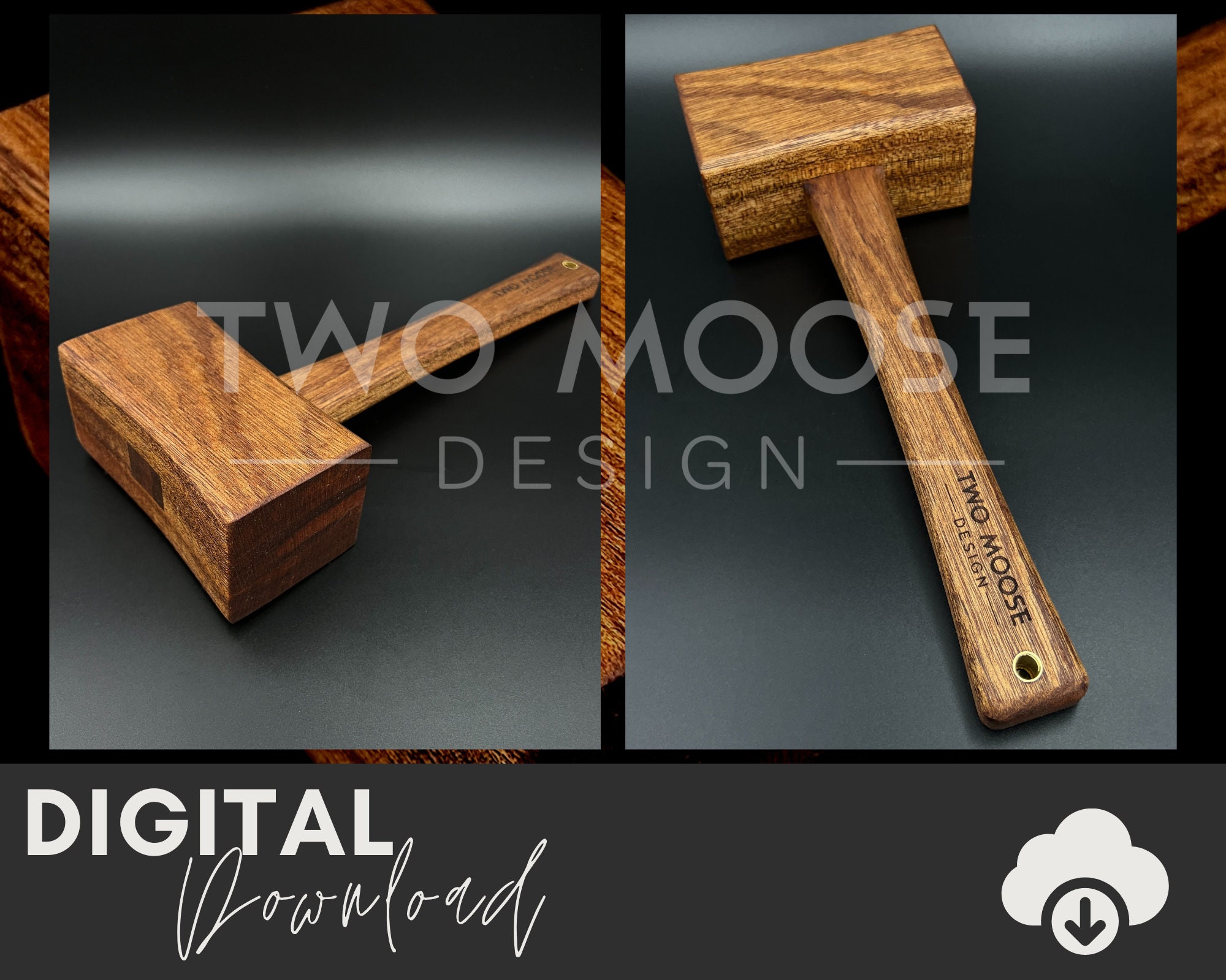 Mallet SVG File the Groovy CNC Mallet Plans Mallet Template - Etsy