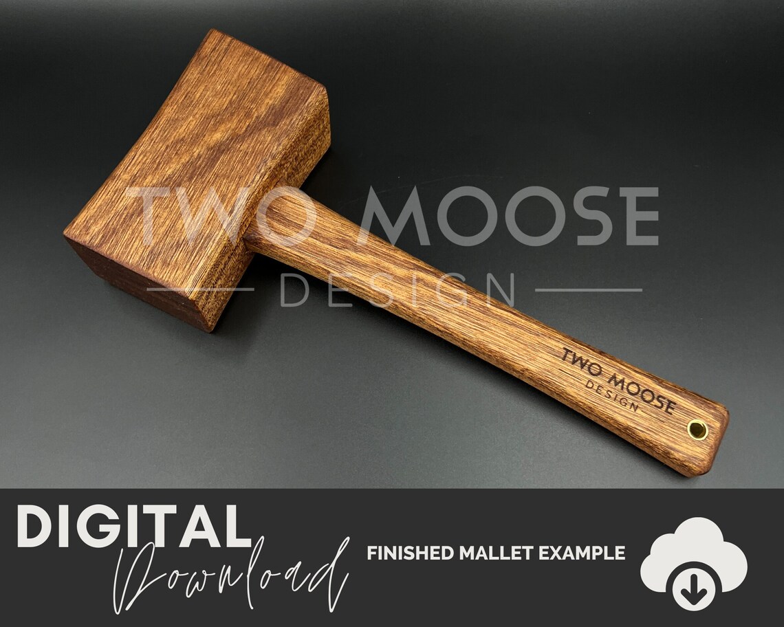 Mallet SVG File the Groovy CNC Mallet Plans - Etsy