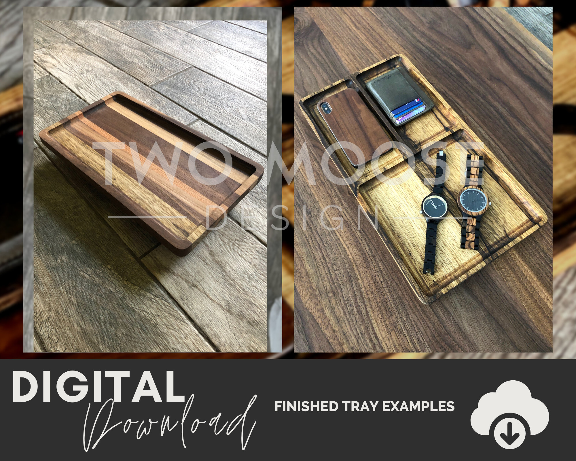 Simple Catch All Tray Bundle SVG CNC Catch All Tray - Etsy