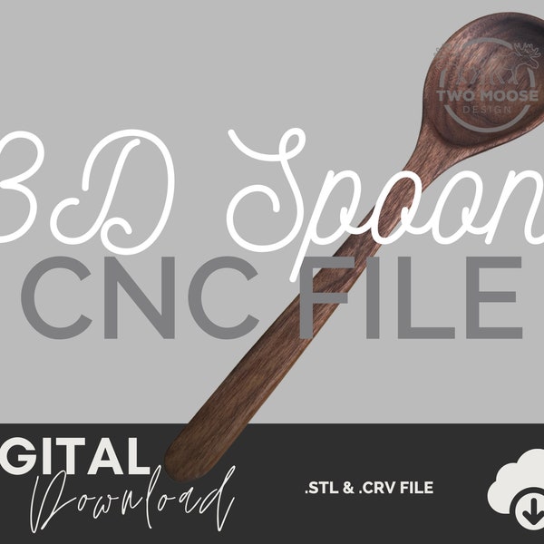 3d File Spoon - Etsy