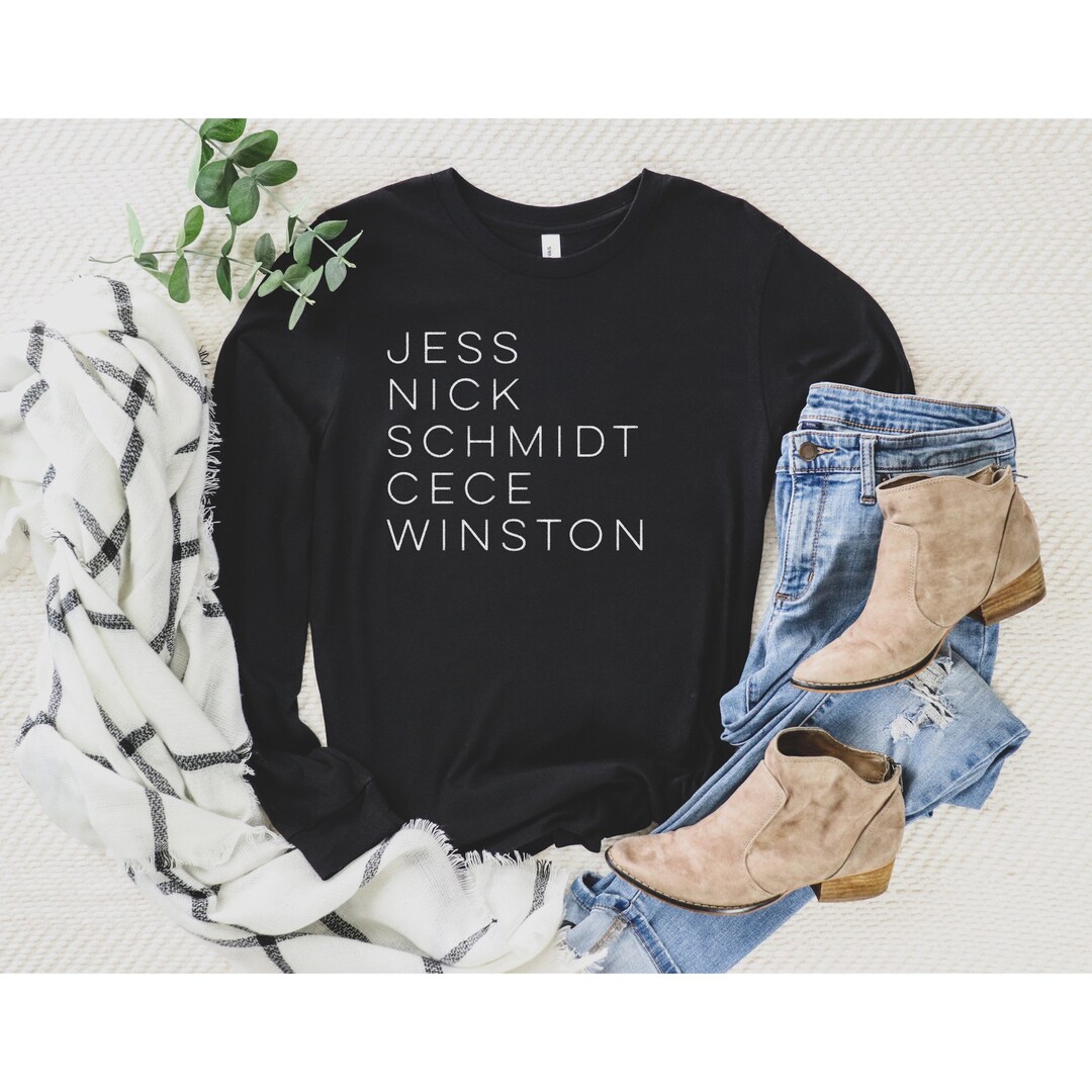 TV Show Shirt, Nick and Jess, Nick Miller, Jessica Day, Schmidt ...