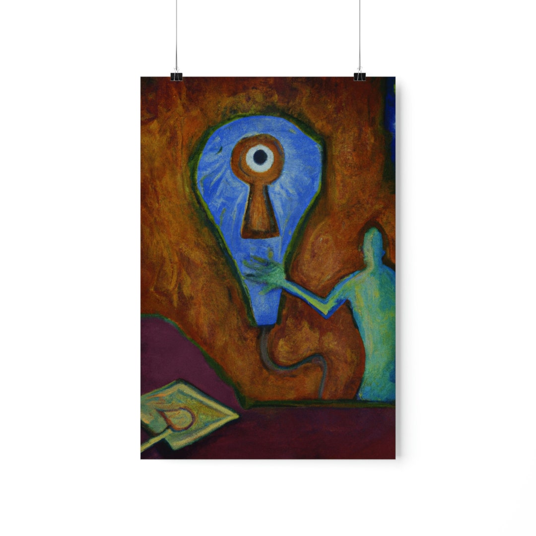 Gallery Wrap, AI, Artificial Intelligence Wall Decor Digital Painting ...