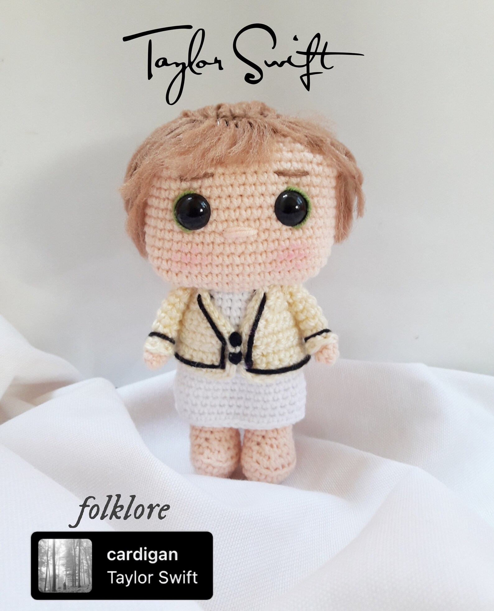 Taylor Swift Crochet Doll, Taylor Swift Fan Collectibles Gift ...
