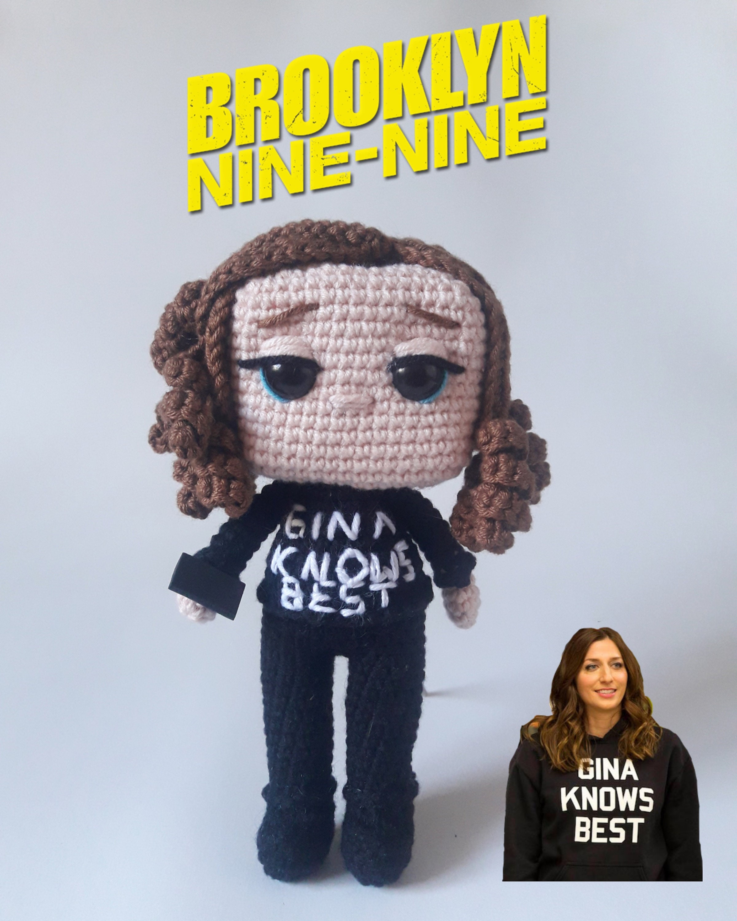 Brooklyn Nine Nine / Gina Linetti Amigurumi Doll / Gina Knows Best ...