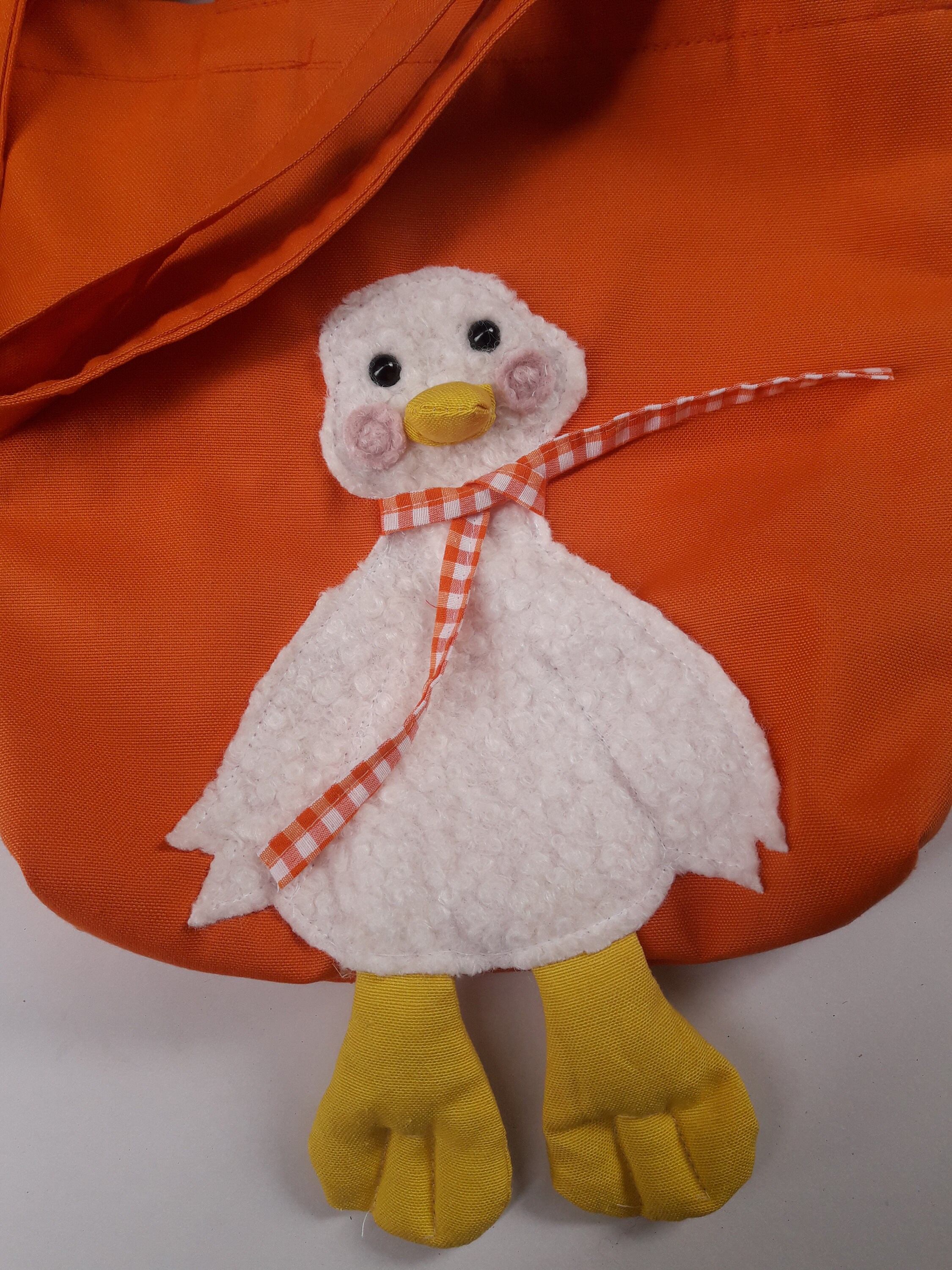 Duck Tote Bag, Canvas Tote Bag, Canvas Bag, Duck, Shoulder Bag, Shopper ...