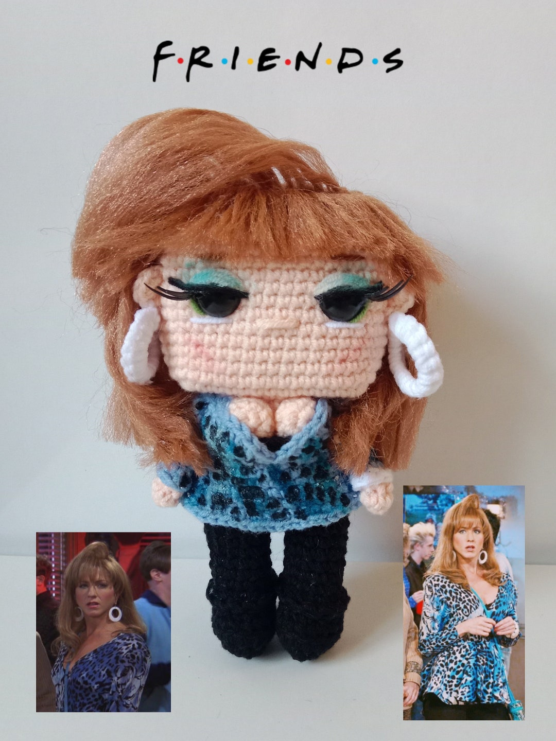 Rachel Green Amigurumi Doll / Friends Crochet Doll / Friends Tv Show - Etsy
