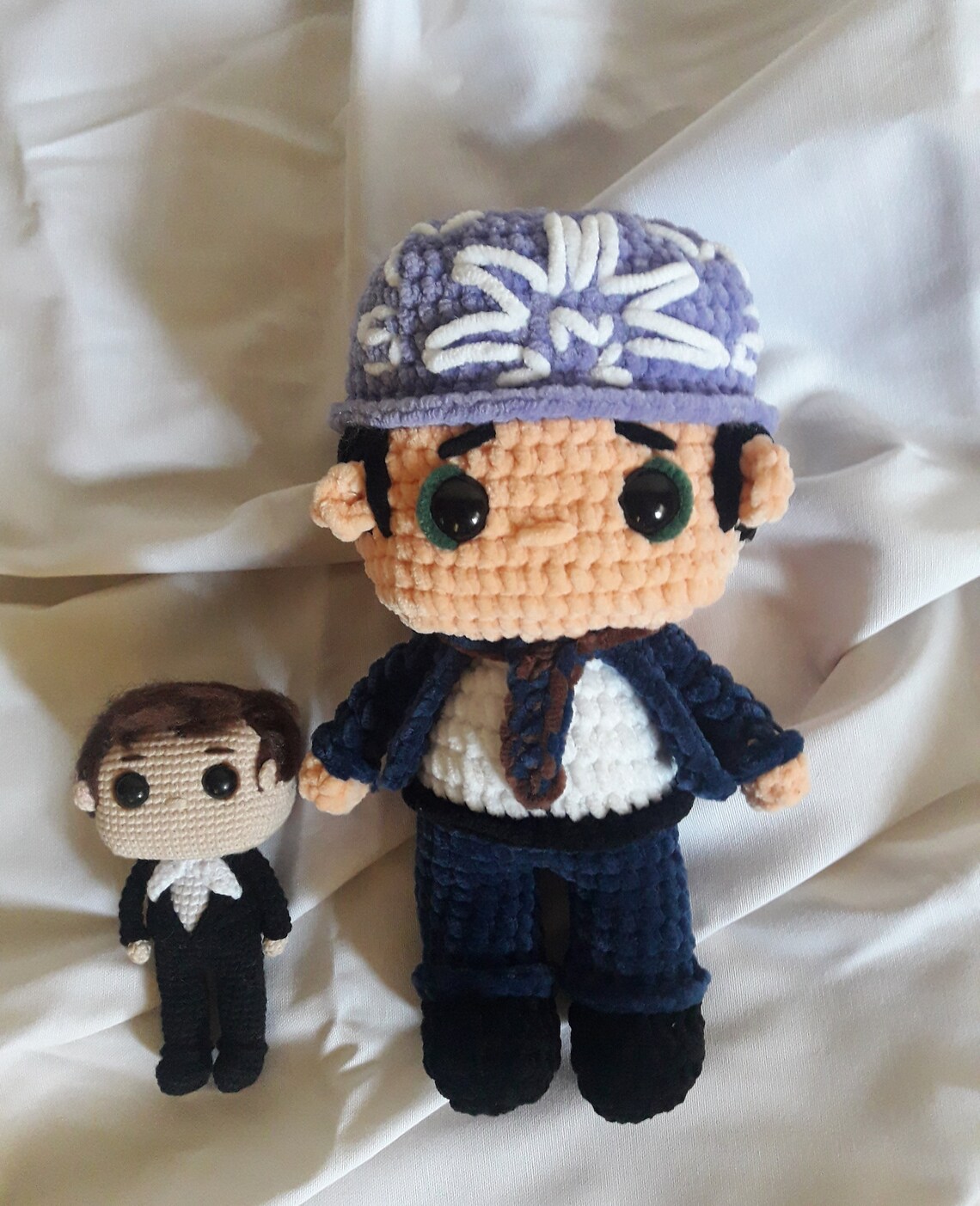 Prison Mike Amigurumi Plushie Doll/ Michael Scott Crochet Doll / the ...