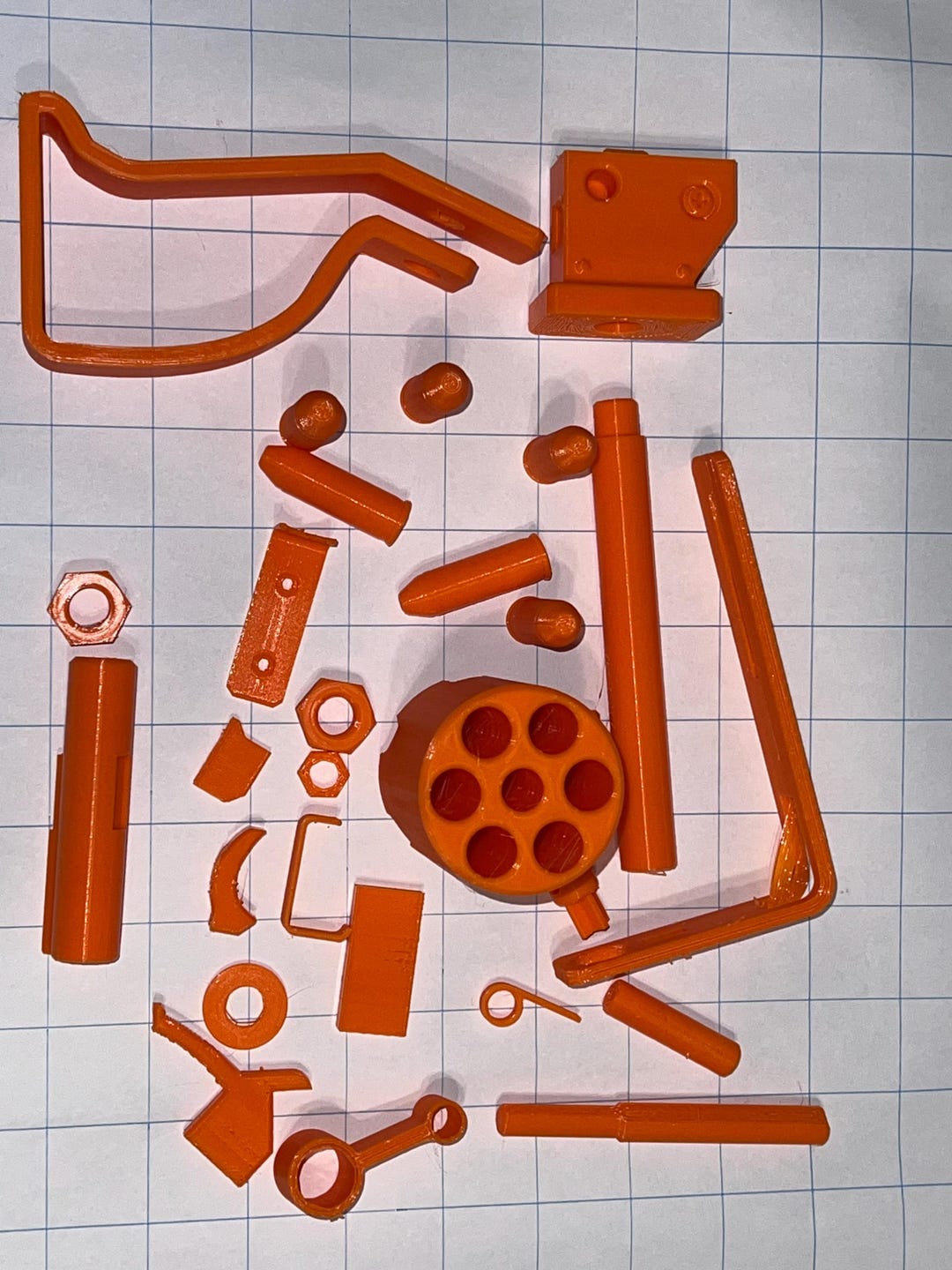 INERT Fallout 4 Pipe Revolver Prop 3D Printed Plastic Model NON WORKING ...