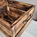 Extra-large Rustic Wooden Crate Storage Box Home Decor - Etsy