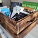 Extra-large Rustic Wooden Crate Storage Box Home Decor - Etsy